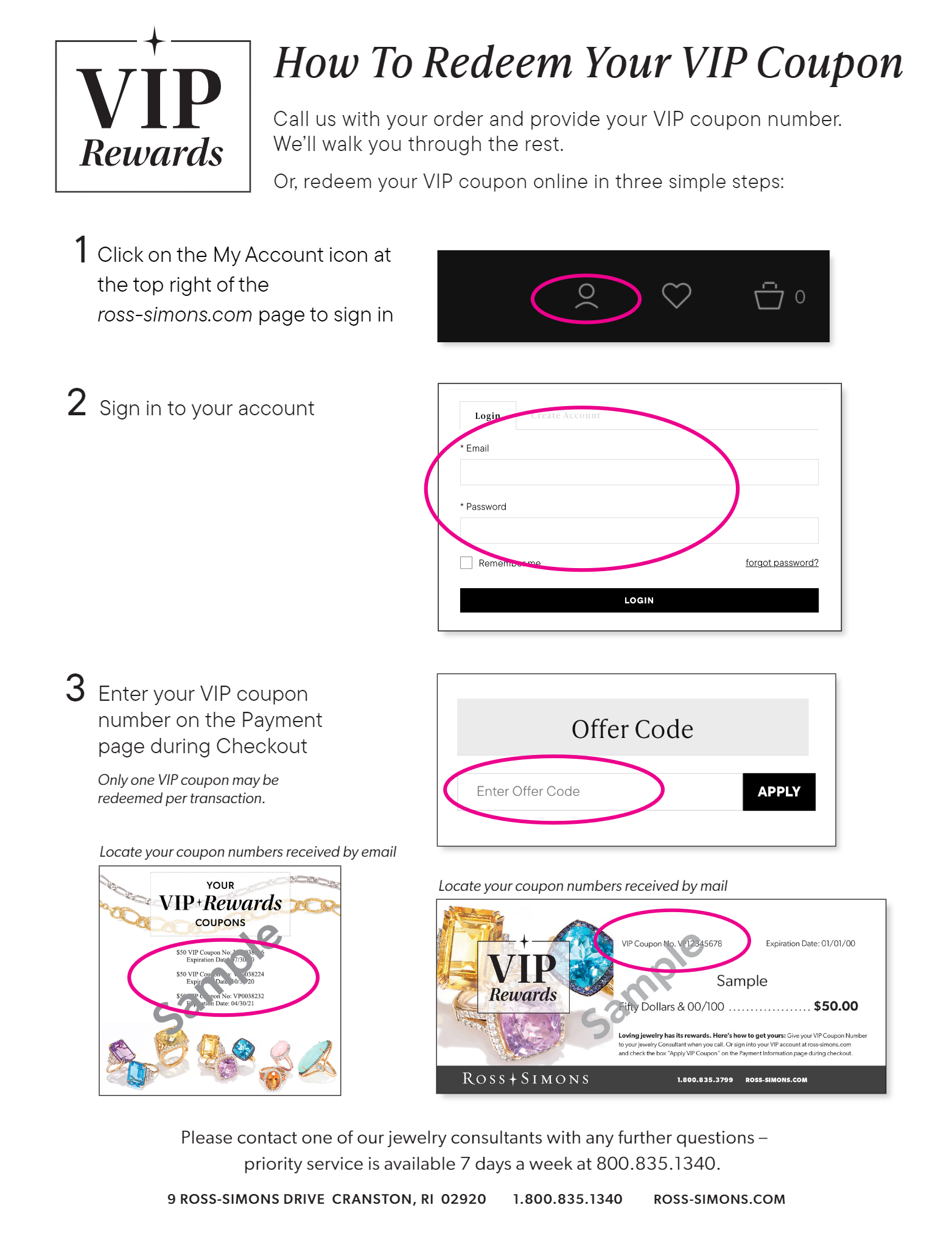 Terms & Conditions of VIP