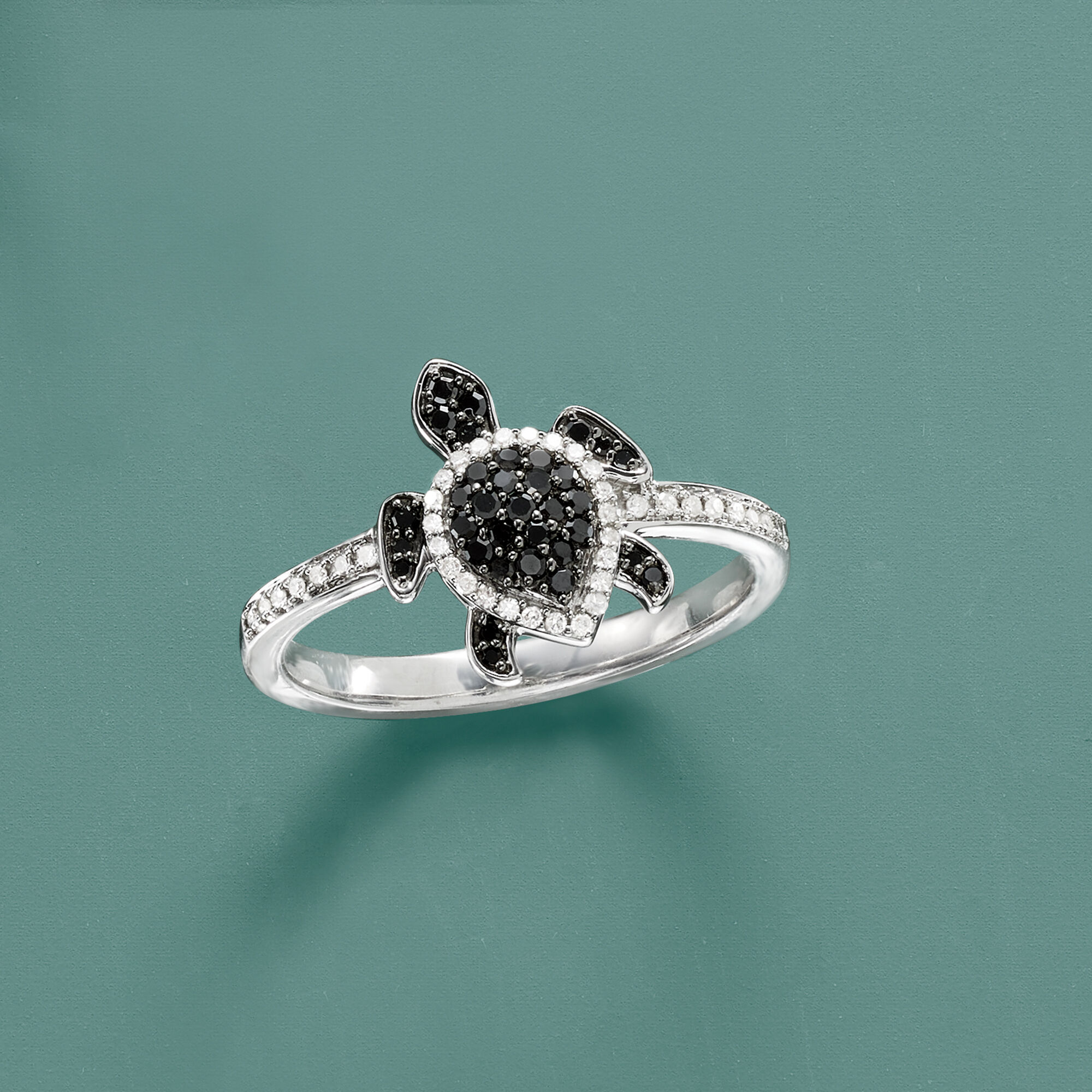 Turtle ring silver price store