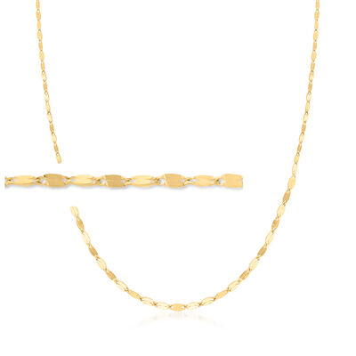Yellow Gold Chain Necklaces