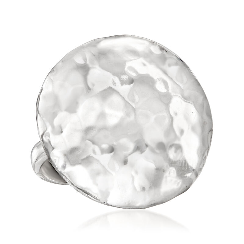 Italian Sterling Silver Domed Circle Ring | Ross Simons