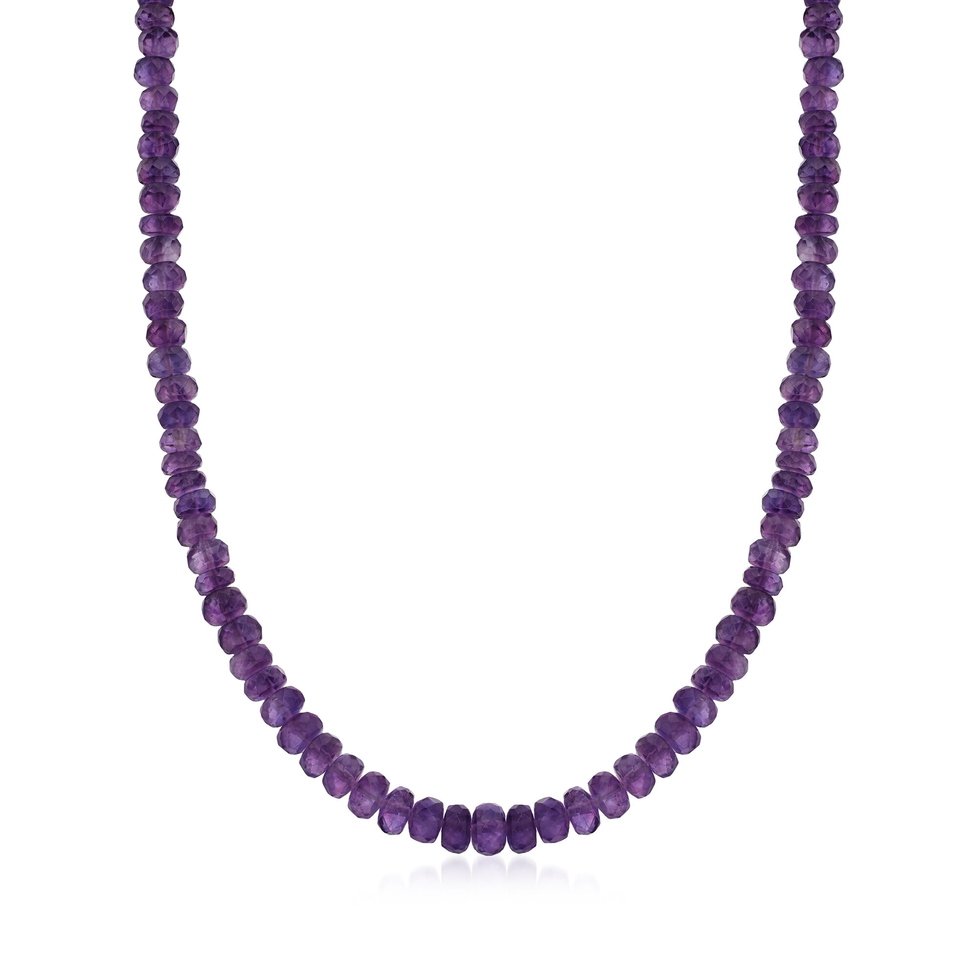 Vintage amethyst bead necklace store