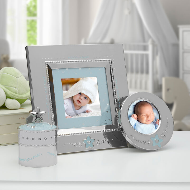 Wallace Musical Baby Trinket Box - Blue Star | Ross Simons