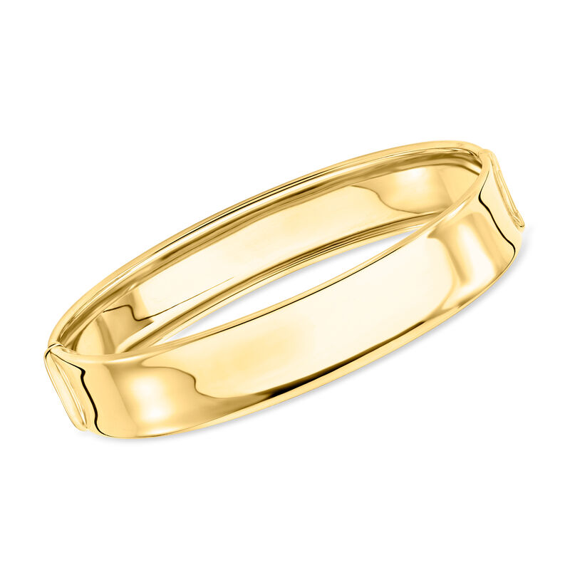 Italian 14kt Yellow Gold Bangle Bracelet | Ross Simons