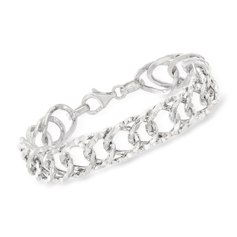 Sterling Silver Jewelry Set: Three Bracelets. 8" | Ross Simons