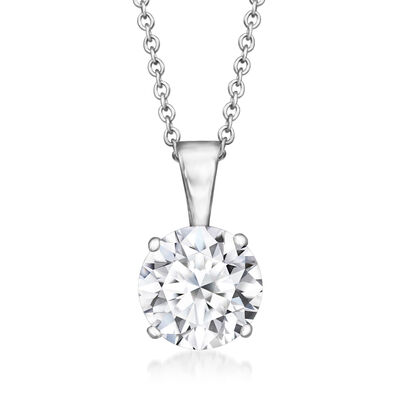 Diamond Solitaire Pendants