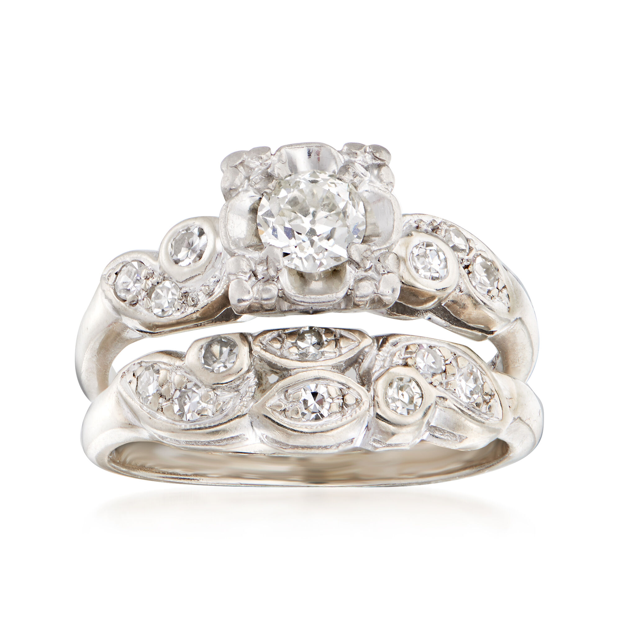 1960s wedding ring sets store