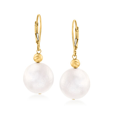 Gold Pearl Drop Earrings | Ross Simons
