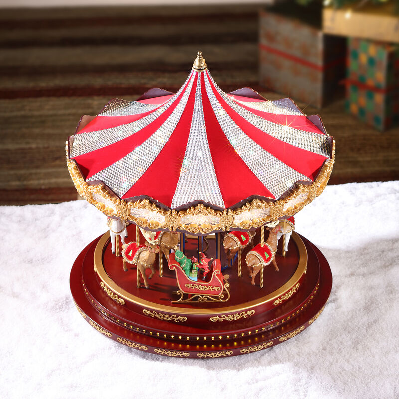 Mr. Christmas Grand Swarovski Christmas Carousel | Ross Simons