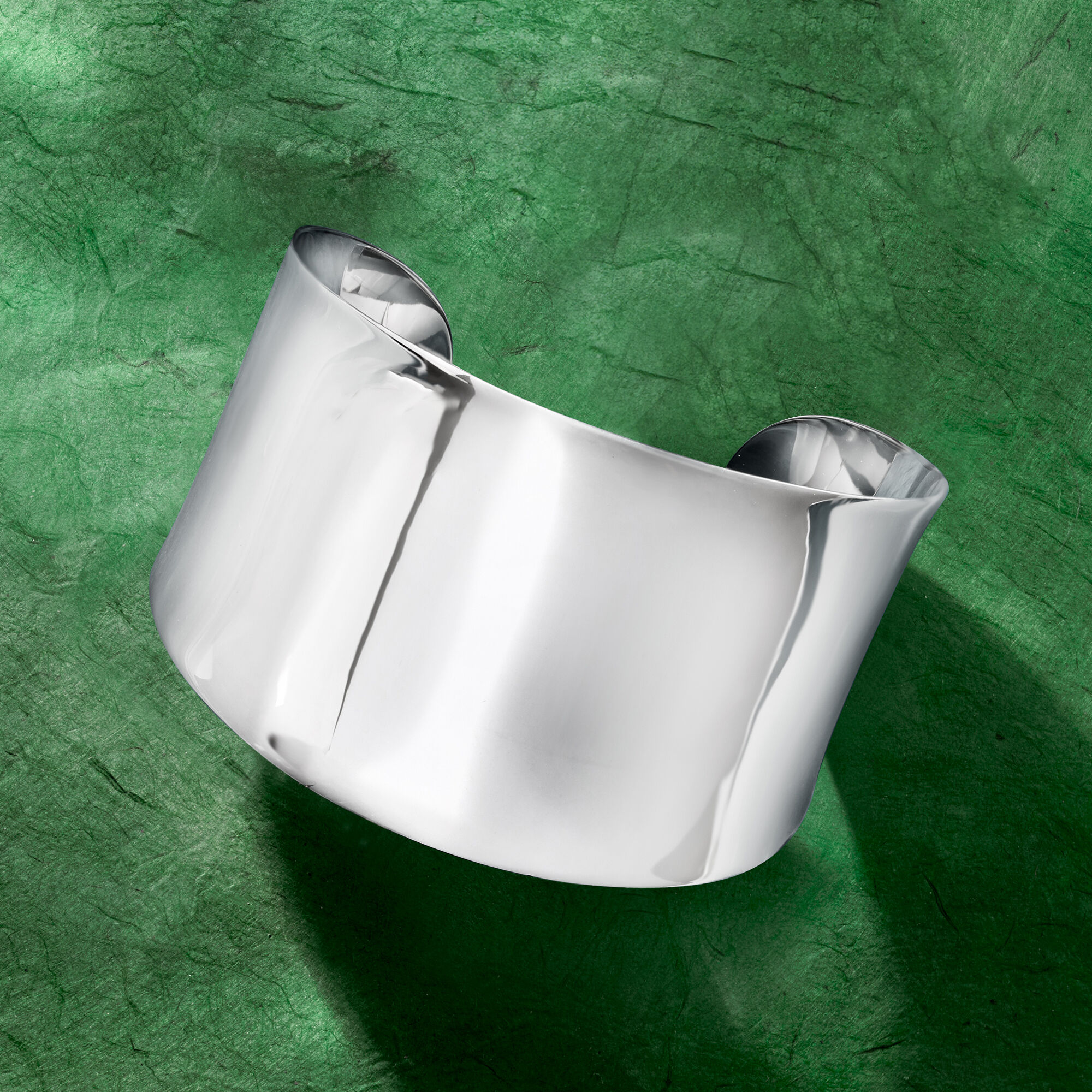 Sterling Silver Wide Polished Cuff Bracelet Sterling Silver Wide Polished Cuff Bracelet