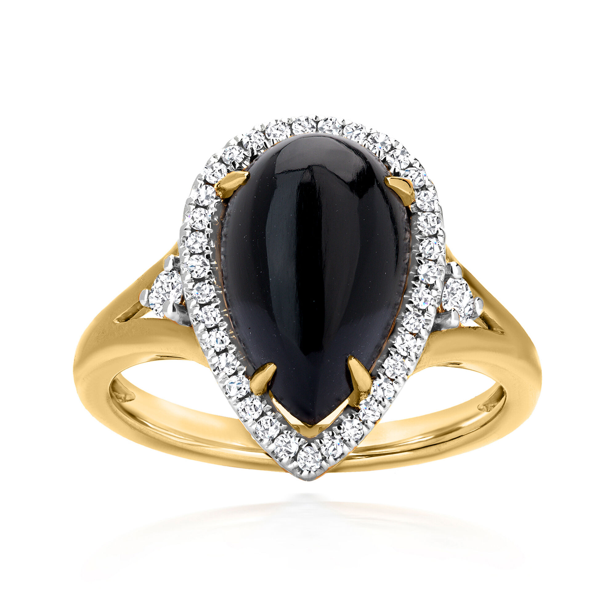 Black coral ring store