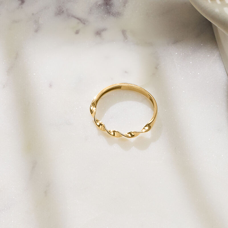 10kt Yellow Gold Twisted Ring | Ross Simons