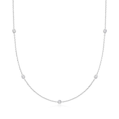 Diamond Station Necklace Collection
