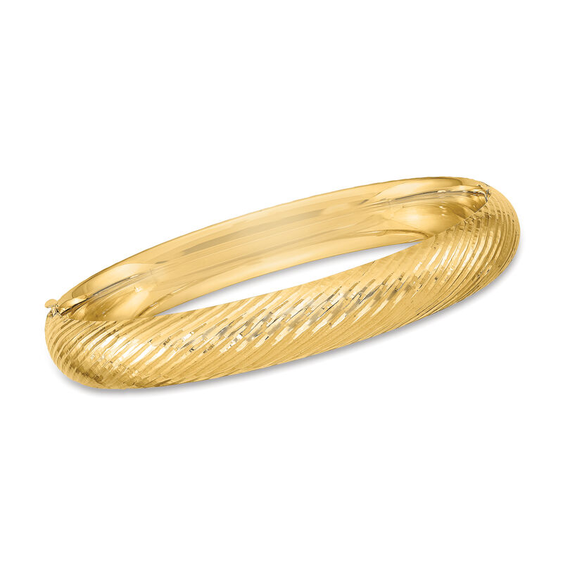 gold statement bangles