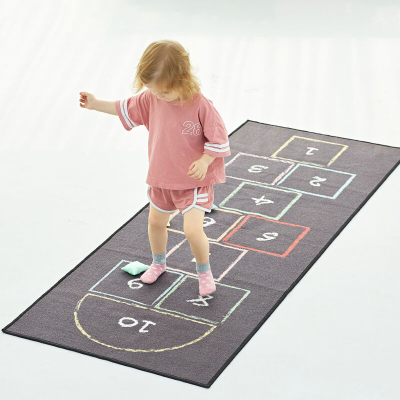 Child's Hopscotch Play Rug with Beanbags | Ross Simons