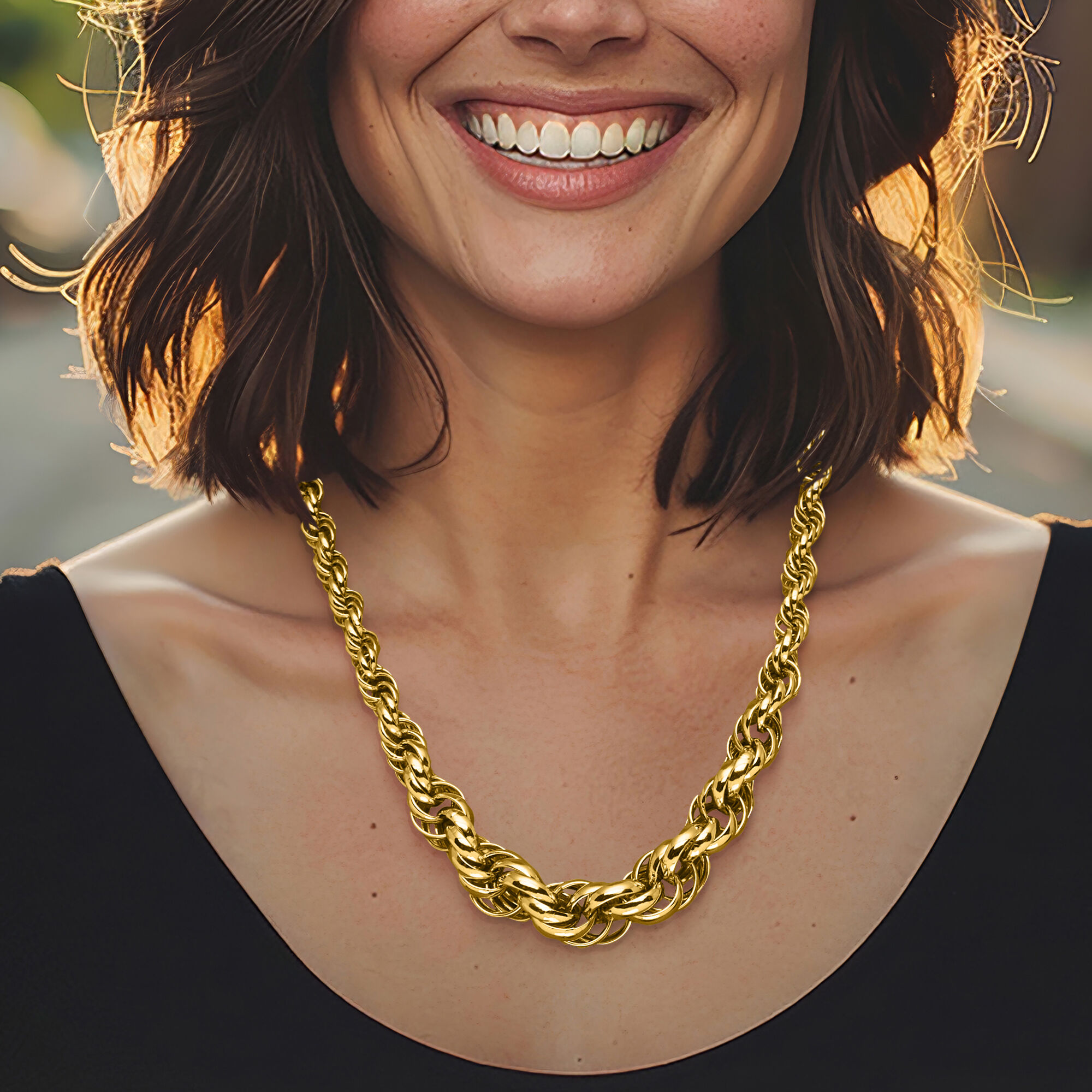 18kt gold chain necklace store