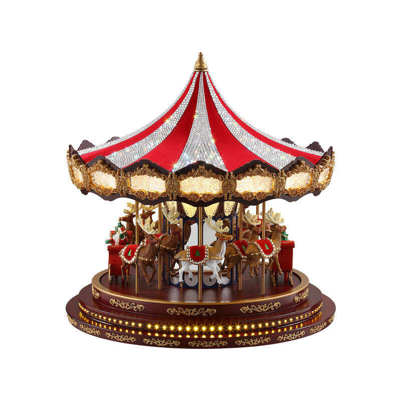 Mr. Christmas Grand Swarovski Christmas Carousel | Ross Simons