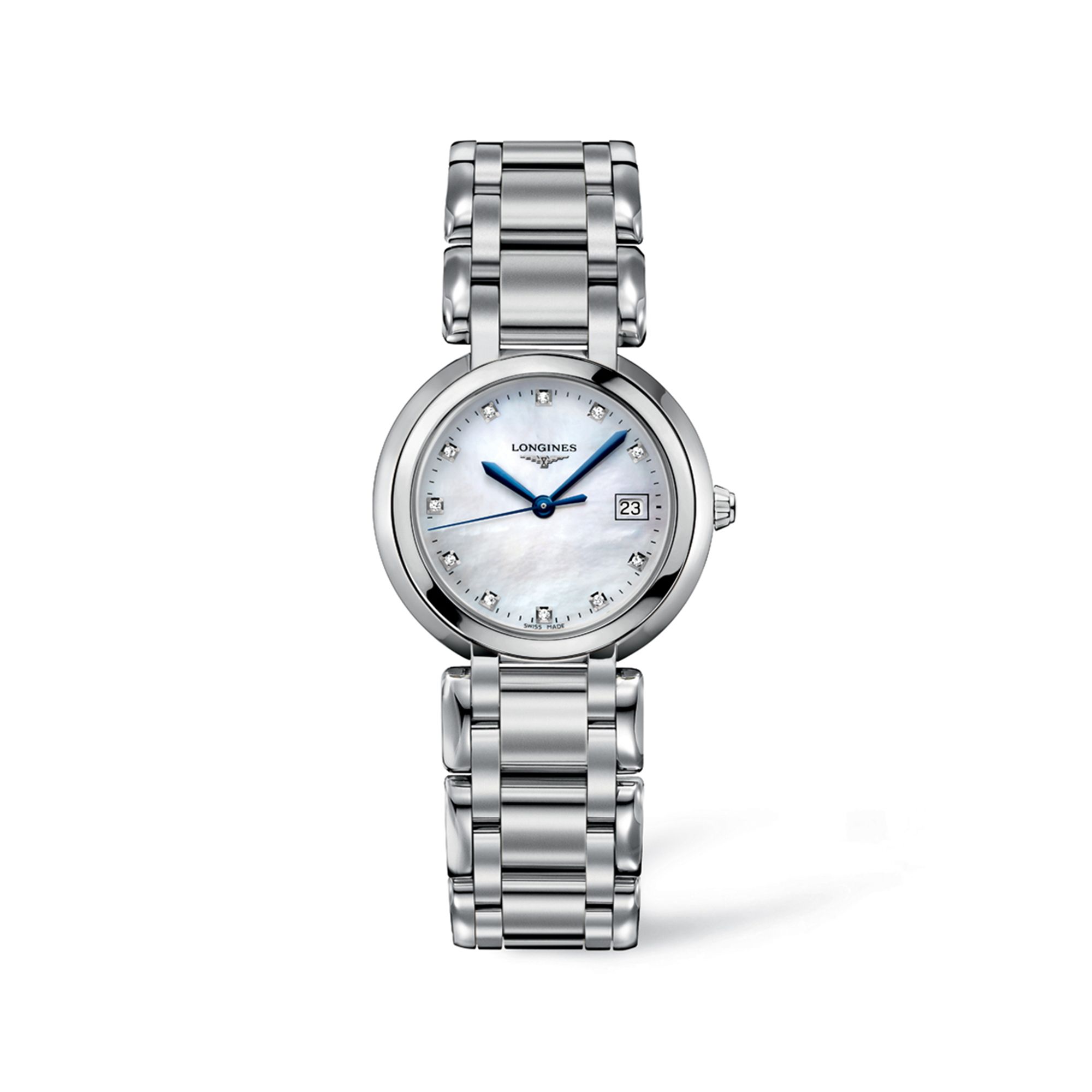 Longines Primaluna Women's 30mm Stainless Steel Watch With Diamonds ...