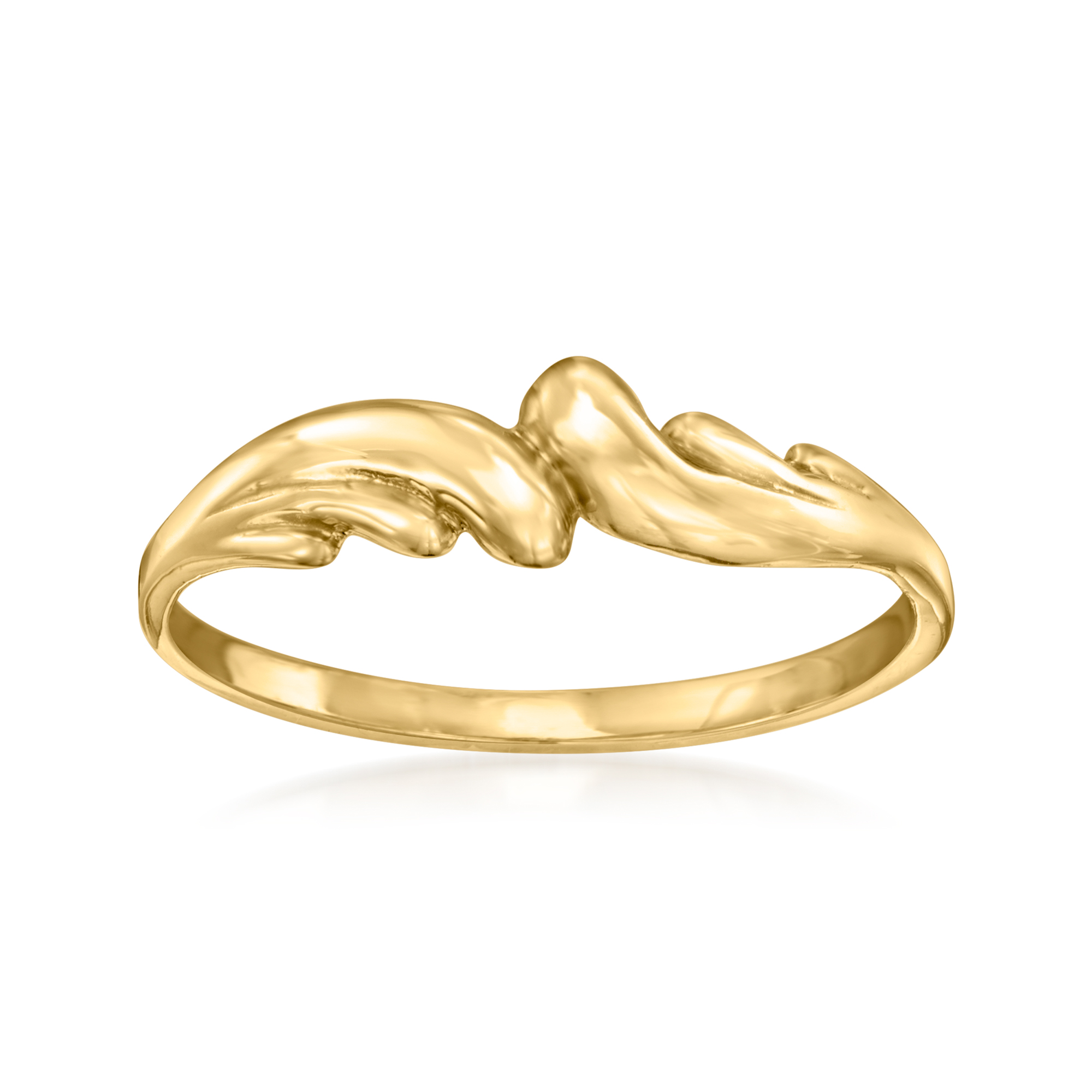 14kt Yellow Gold Wave Ring | Ross-Simons