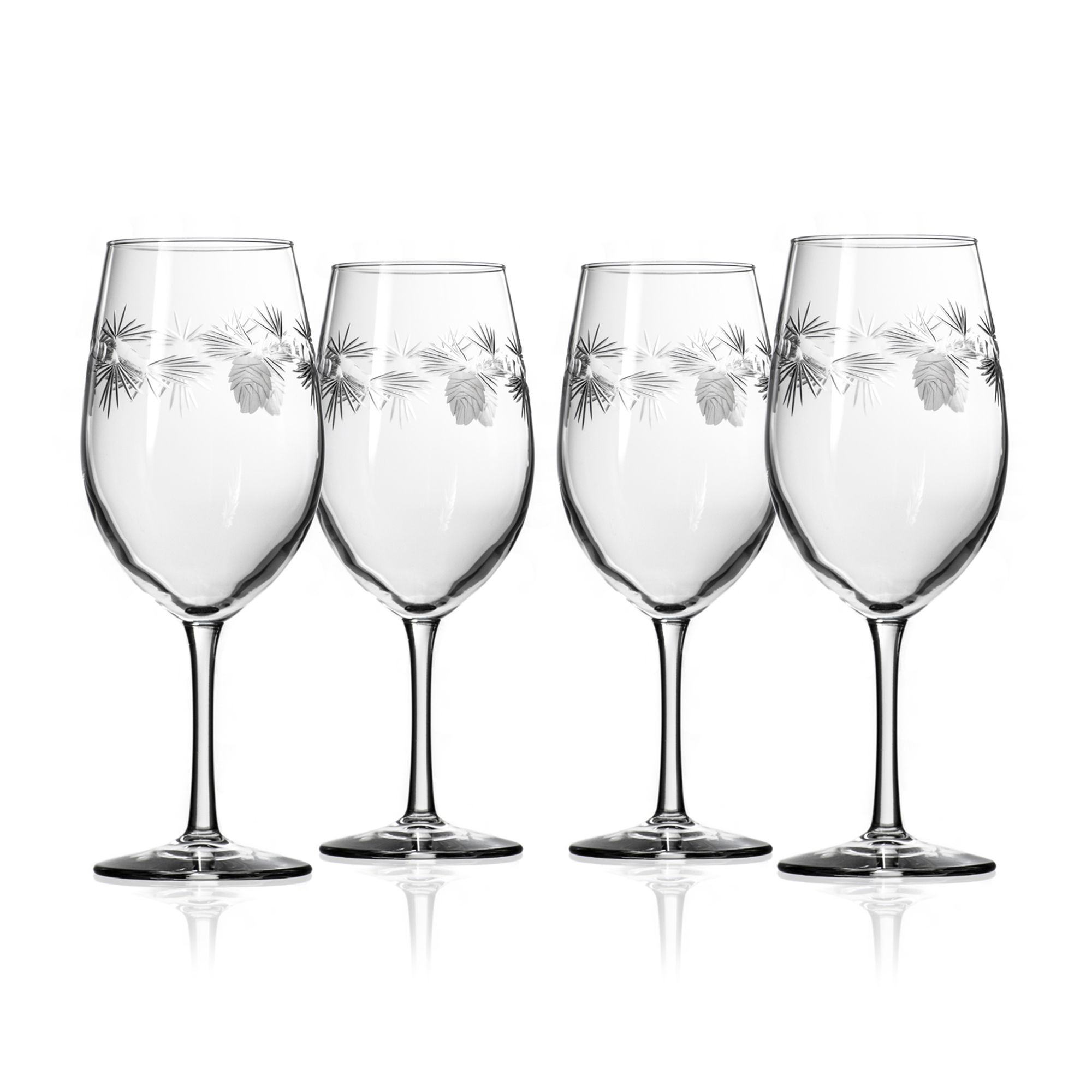 Rolf Glass "Icy Pine" Set of 4 Wine Glasses | Ross-Simons