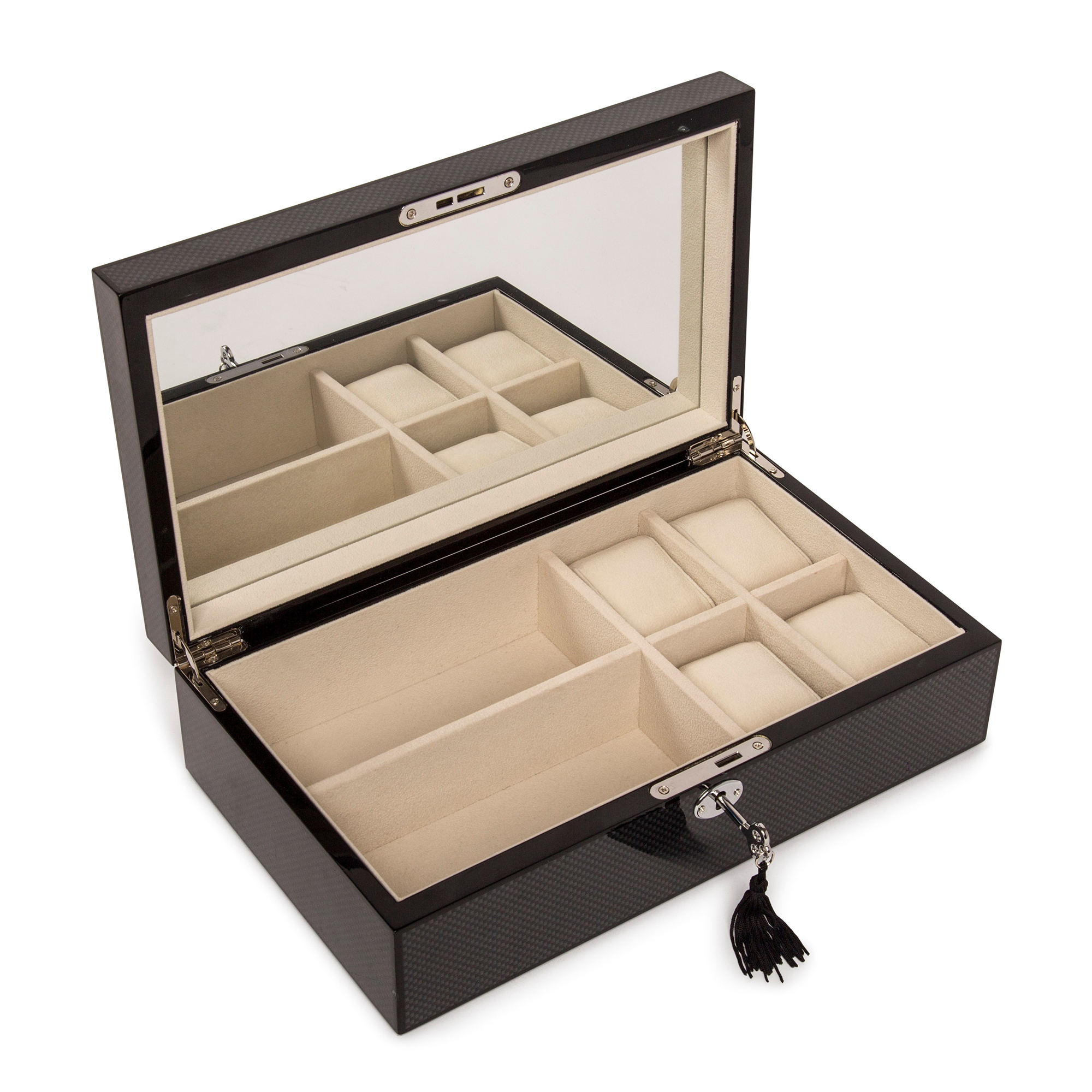 Brouk & Co. Black Carbon Fiber Jewelry Box | Ross-Simons