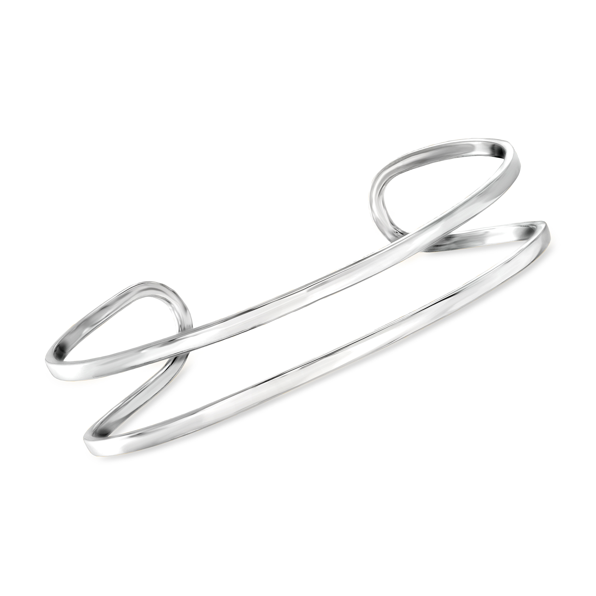 Sterling Silver Open-Space Cuff Bracelet | Ross-Simons