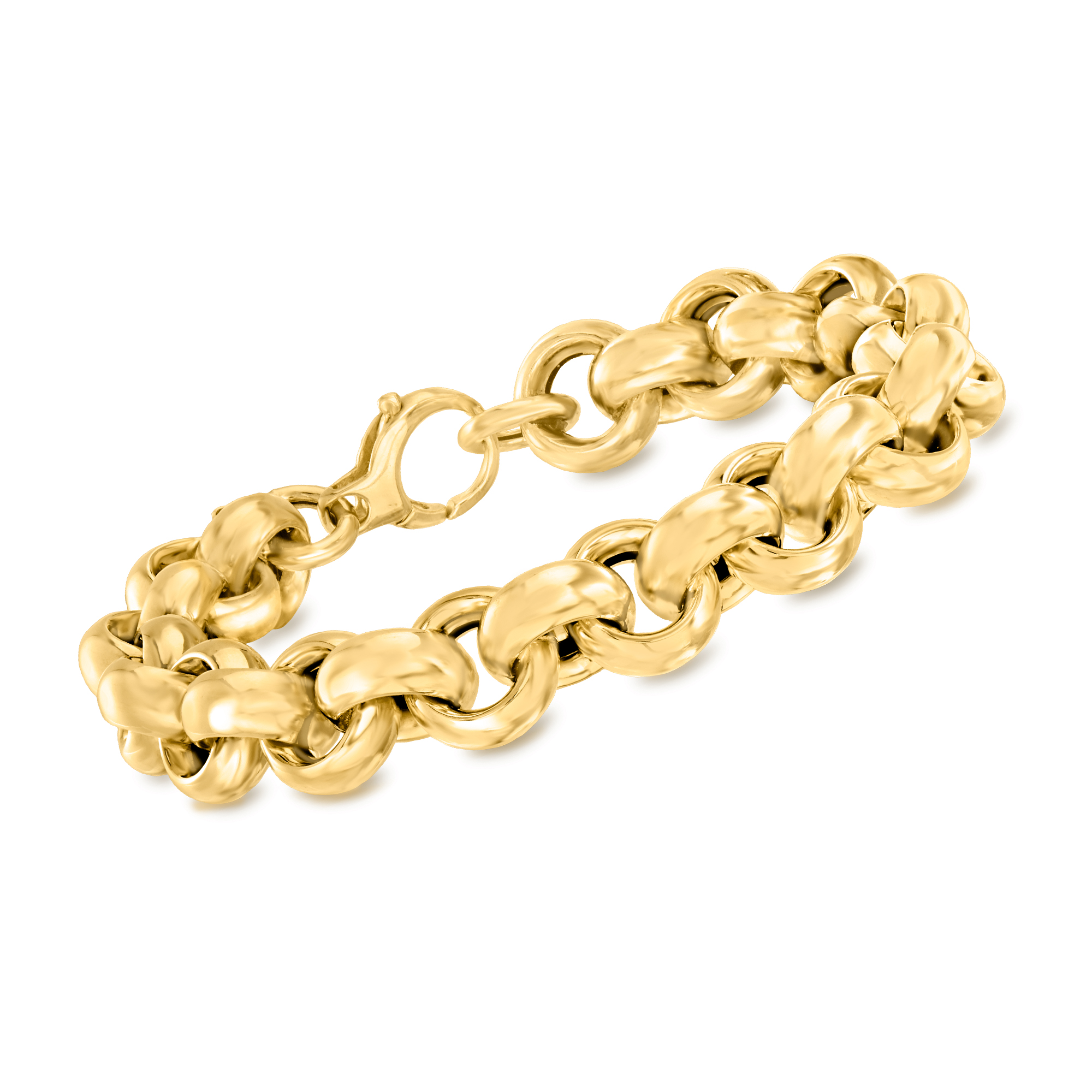 14k gold bracelet italy store