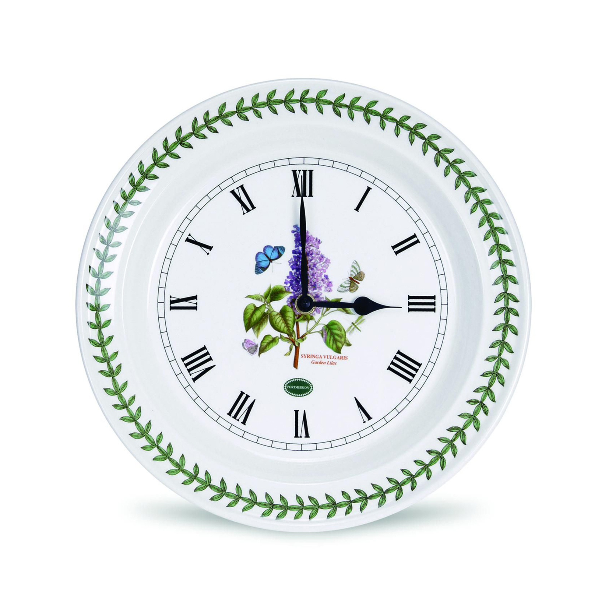 Portmeirion "Botanic Garden" Lilac Wall Clock | Ross-Simons