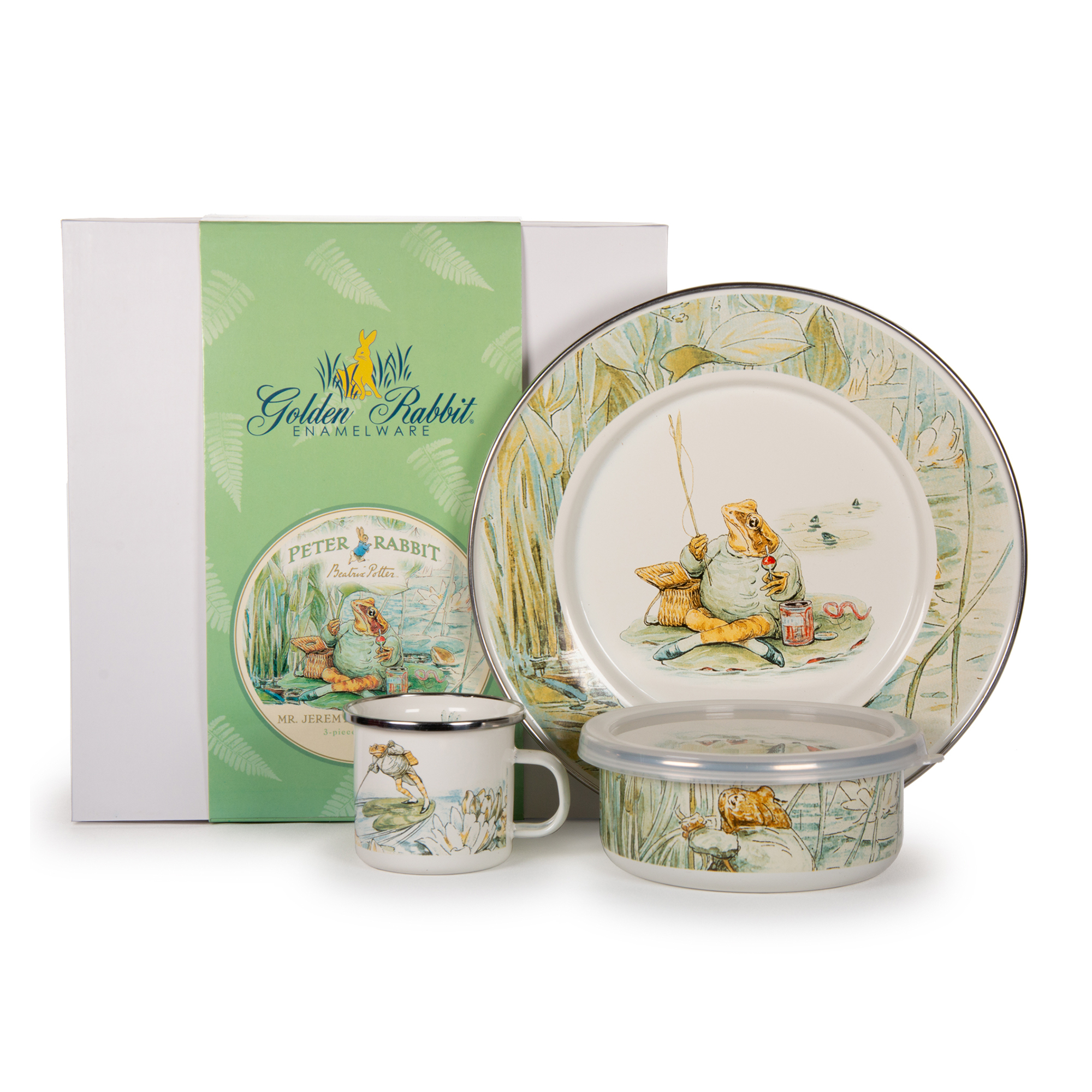 Golden Rabbit "Jeremy Fisher" 3-pc. Child's Dinnerware Gift Set | Ross ...