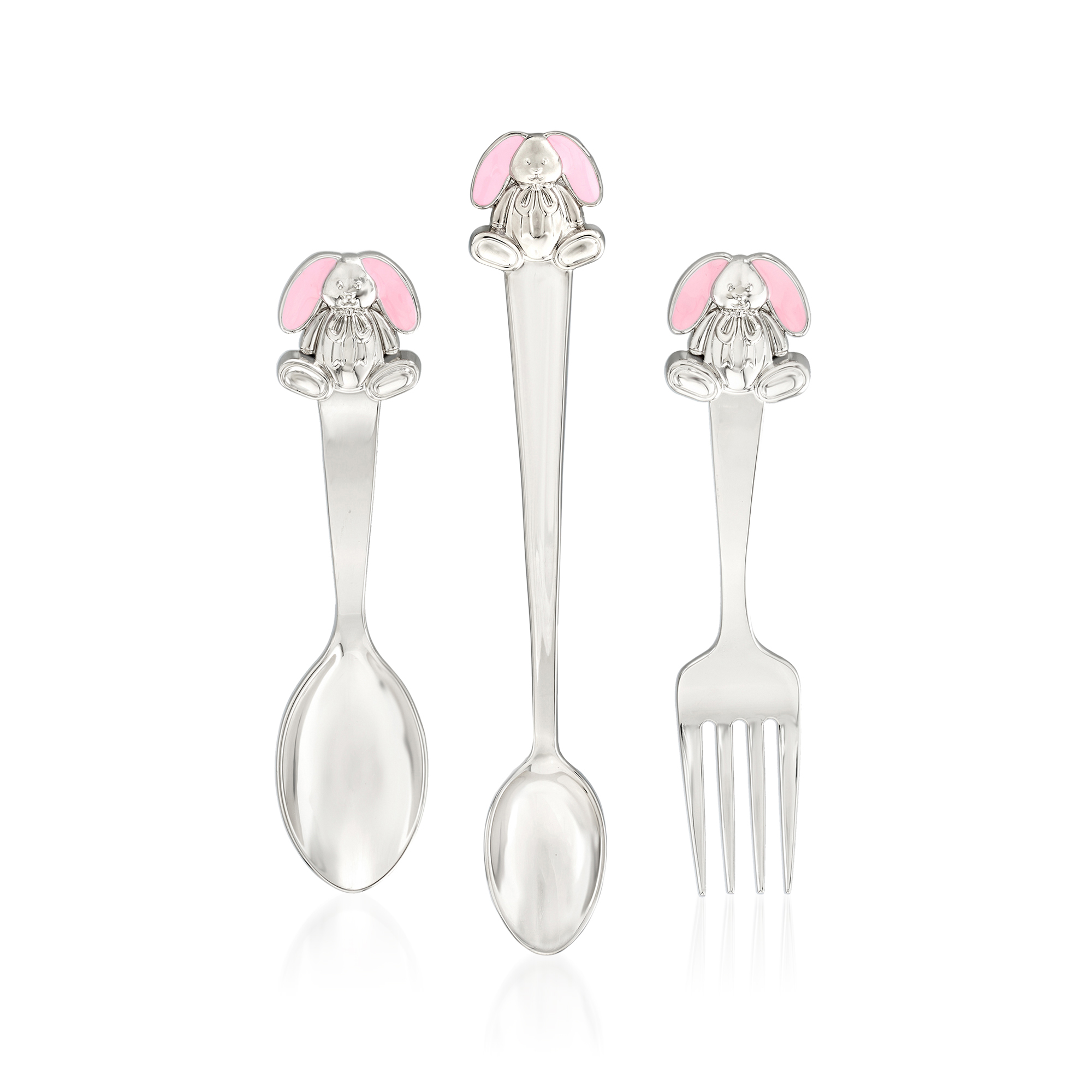 Reed & Barton "Gingham Bunny" Baby Flatware | Ross-Simons