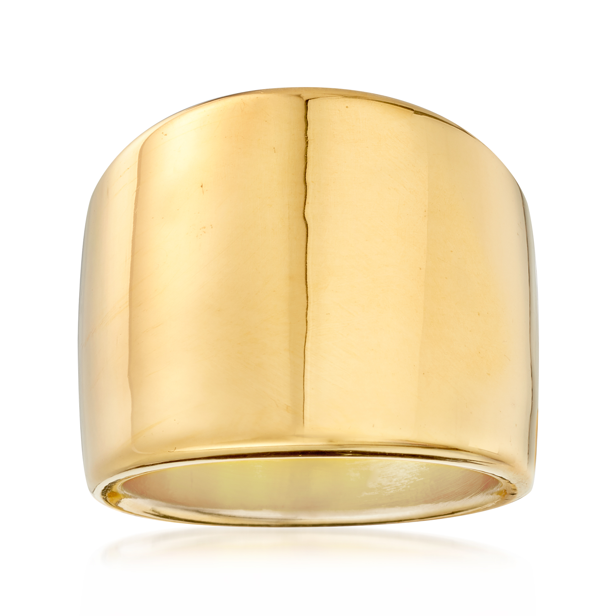 Italian Andiamo Graduated Band Ring in 14kt Yellow Gold | Ross-Simons