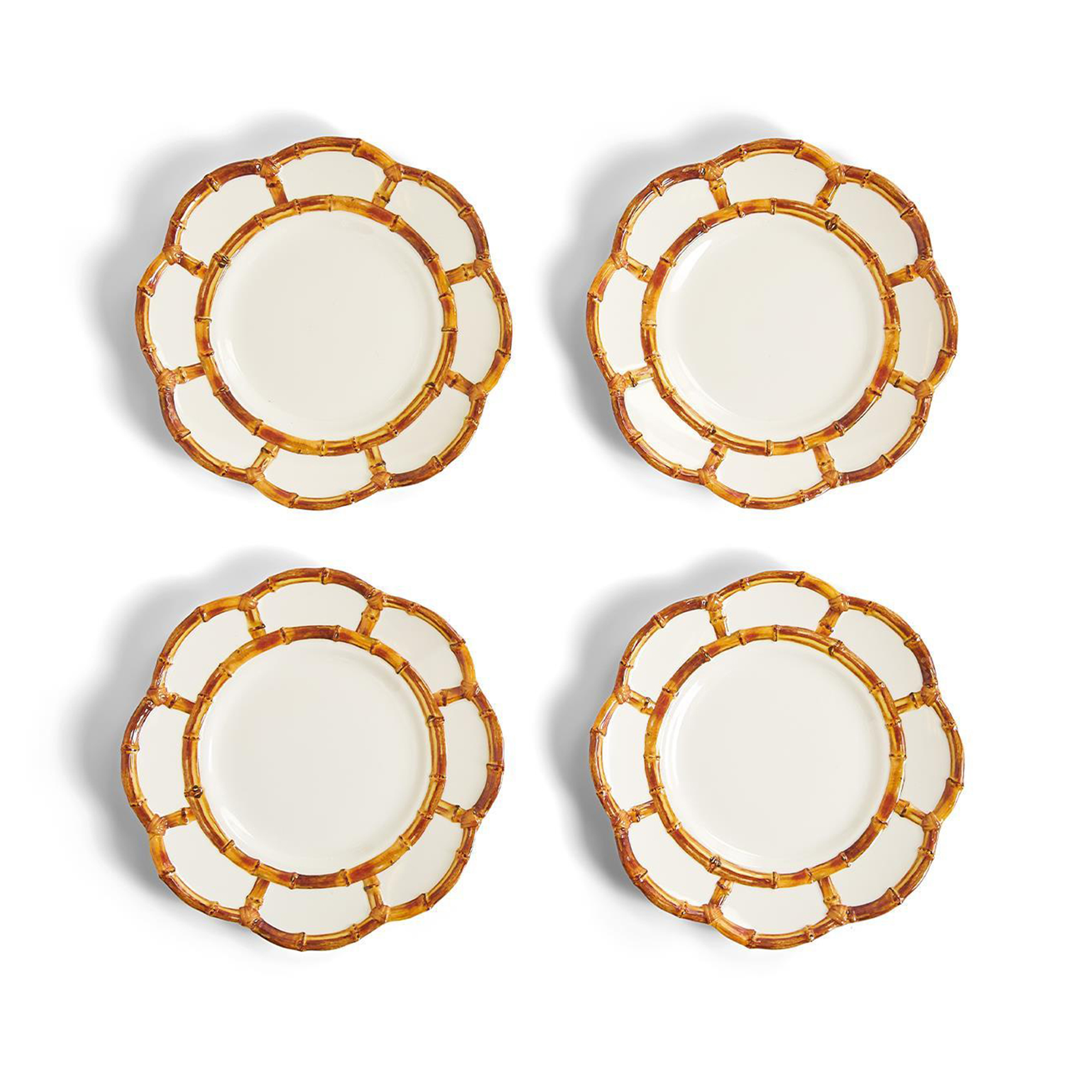 Bamboo Touch Set of 4 Melamine Accent Plates | Ross-Simons