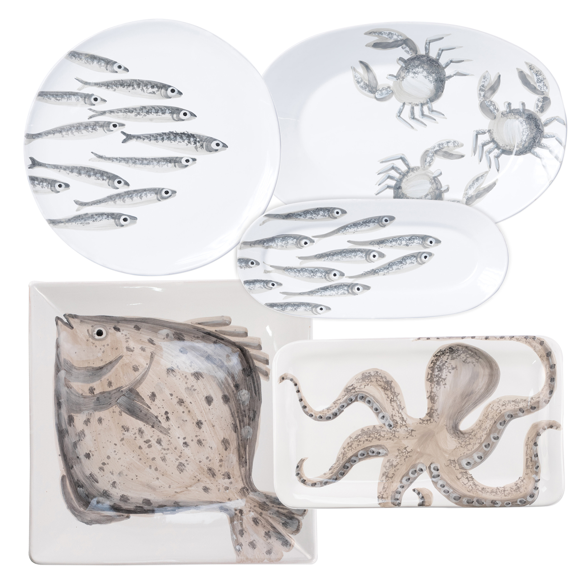 Vietri "Marina" Sea Life Serveware from Italy | Ross-Simons