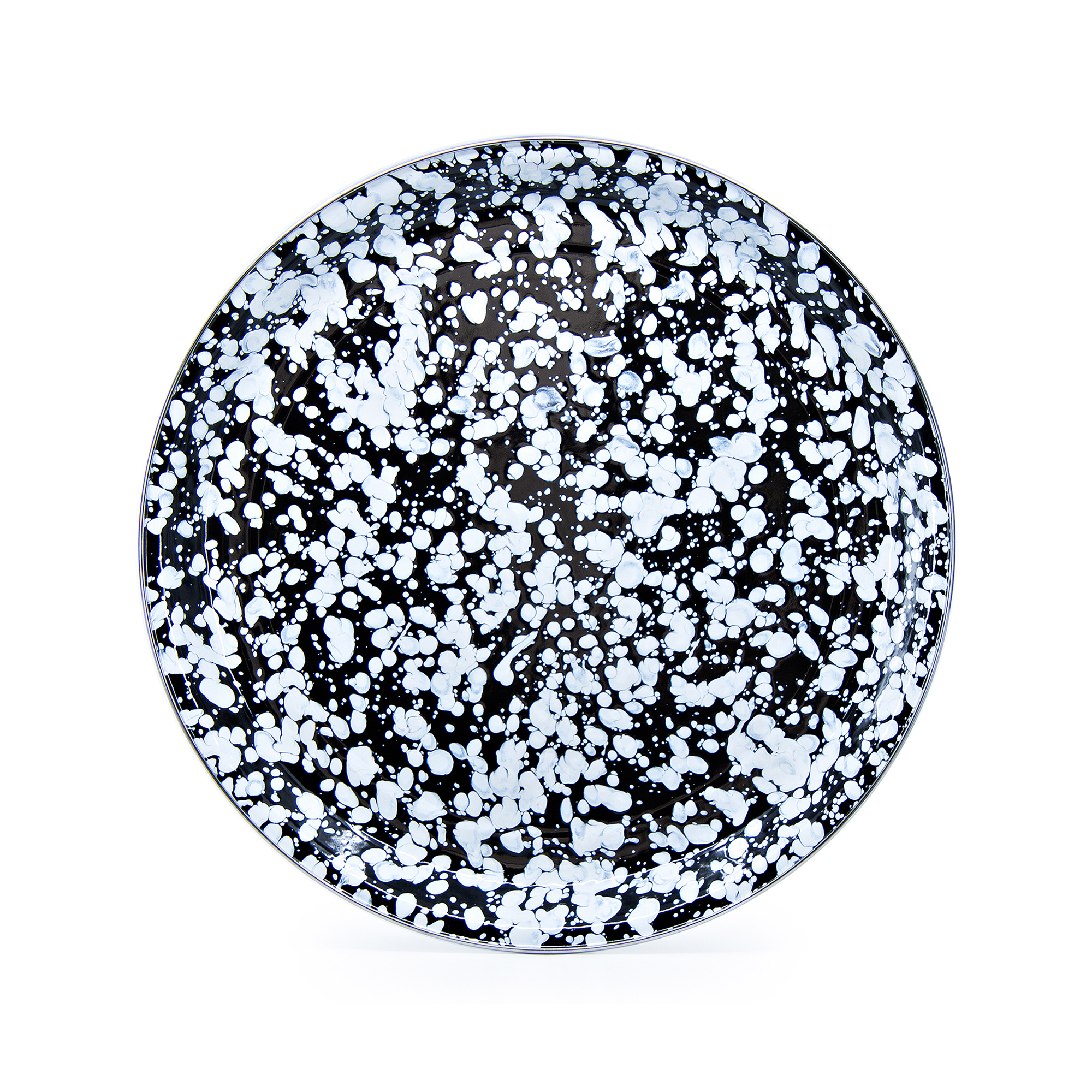 Golden Rabbit "Swirl" Black Medium Tray | Ross-Simons