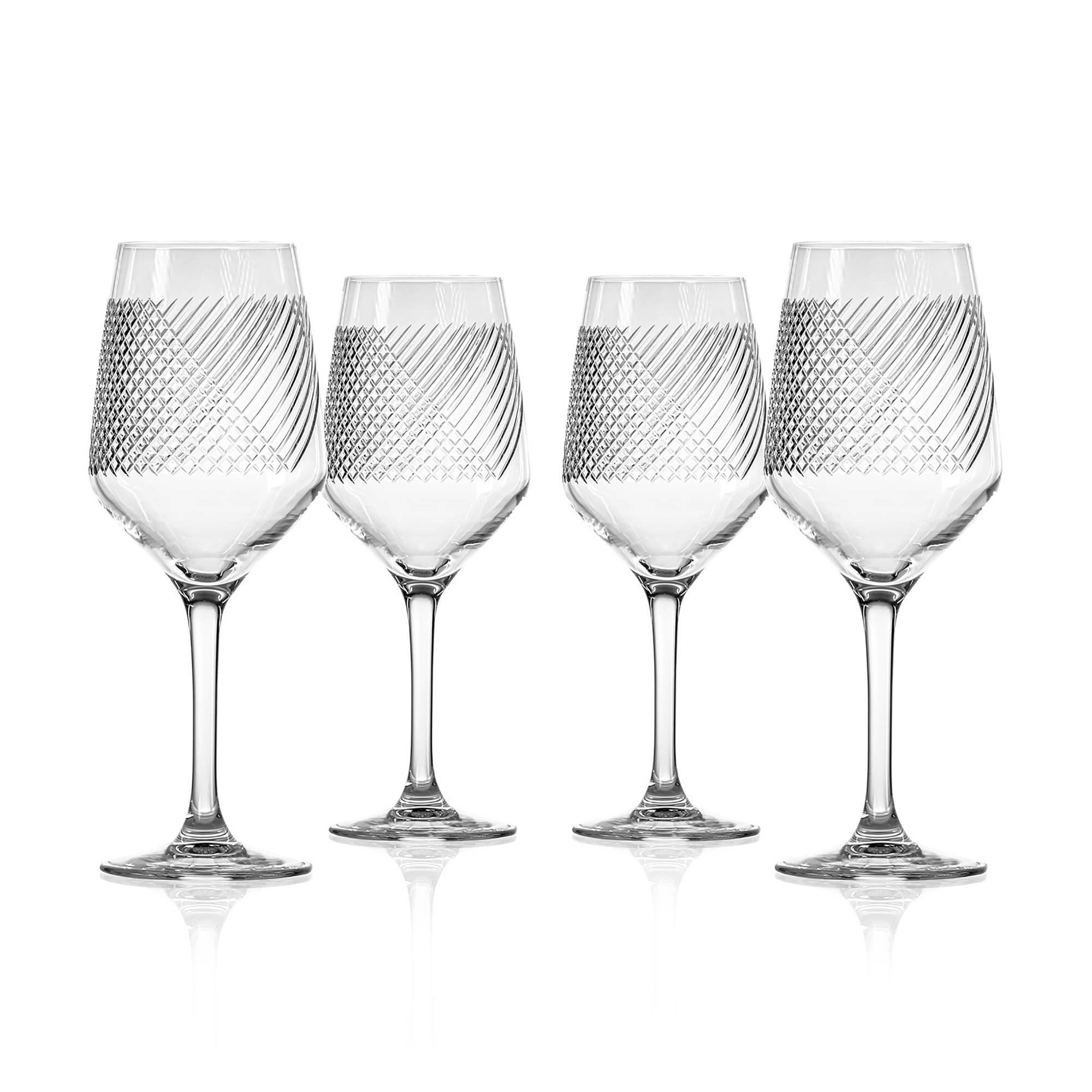 Rolf Glass "Bourbon Street" Set of 4 White Wine Glasses | Ross-Simons