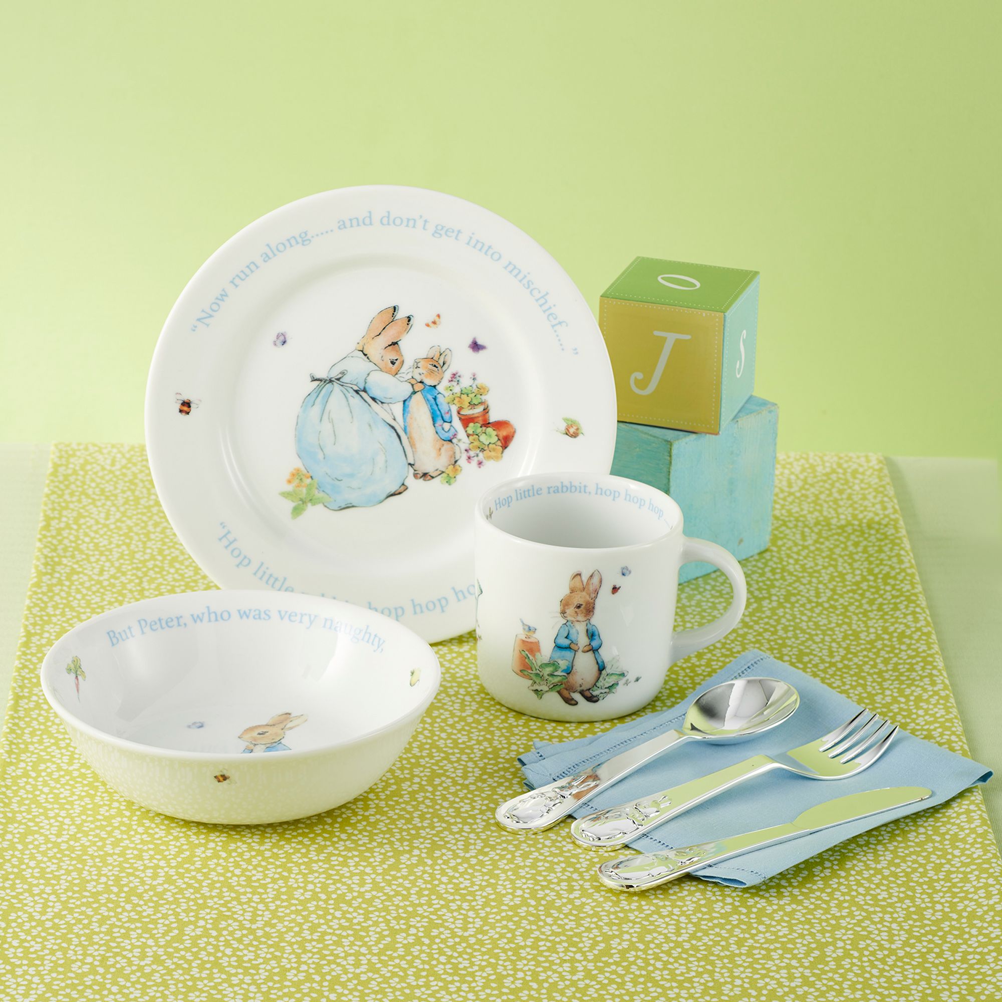 Wedgwood "Peter Rabbit" Child's 3-pc. Porcelain Dinnerware | Ross-Simons