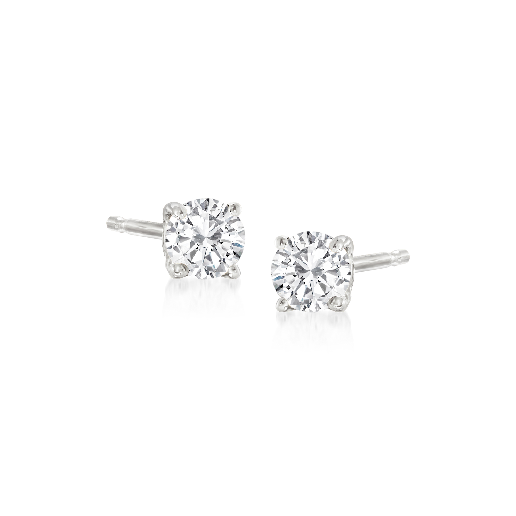 10 ct. t.w. Diamond Stud Earrings in 14kt White Gold