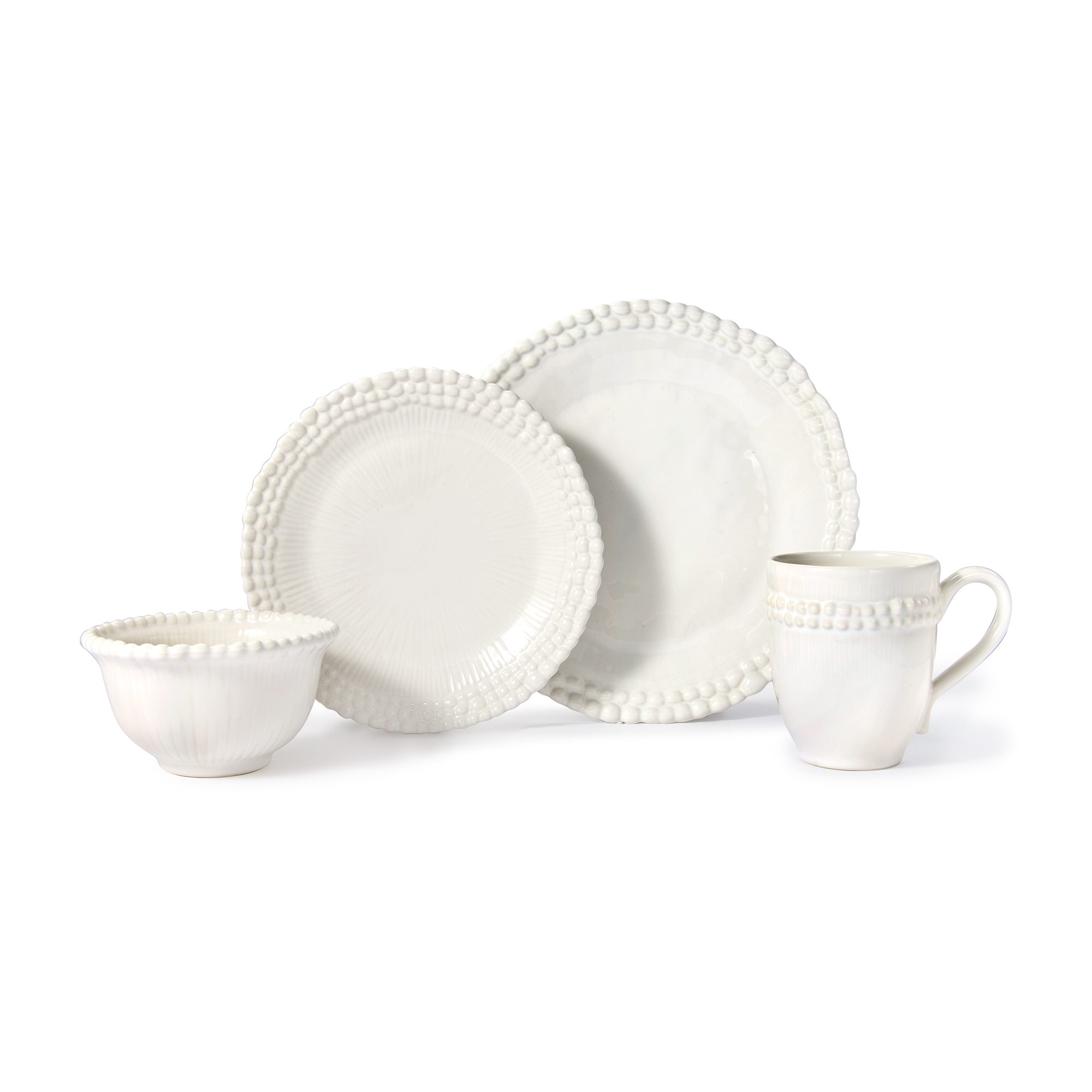 Sarar 16-pc. Service for 4 White Dinnerware Set | Ross-Simons