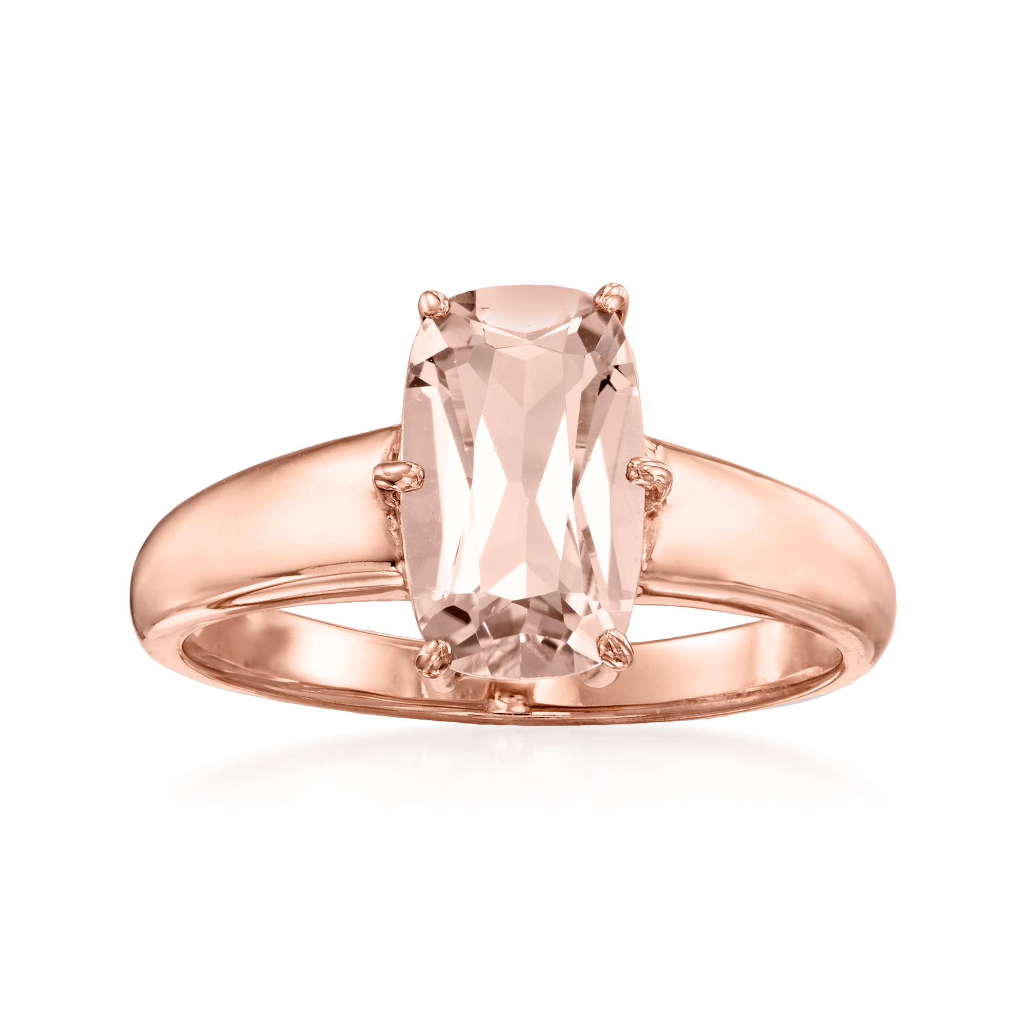C. 1990 Vintage 1.95 Carat Morganite Ring in 10kt Rose Gold | Ross-Simons