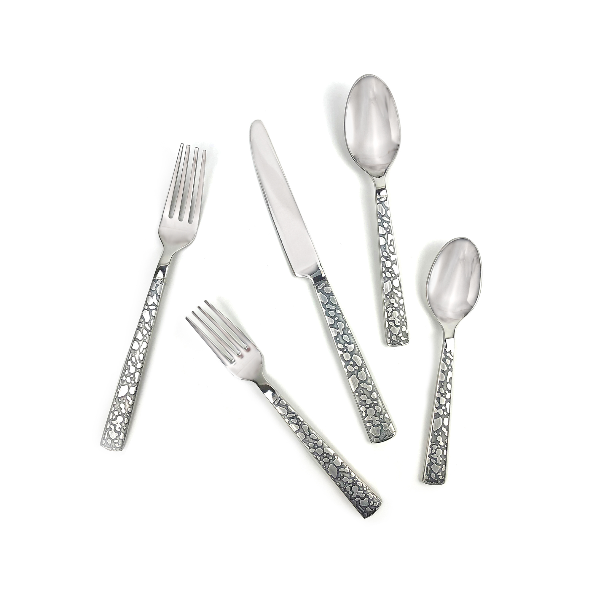 Michael Wainwright "Panthera Platinum" 18/10 Stainless Steel 5-pc ...