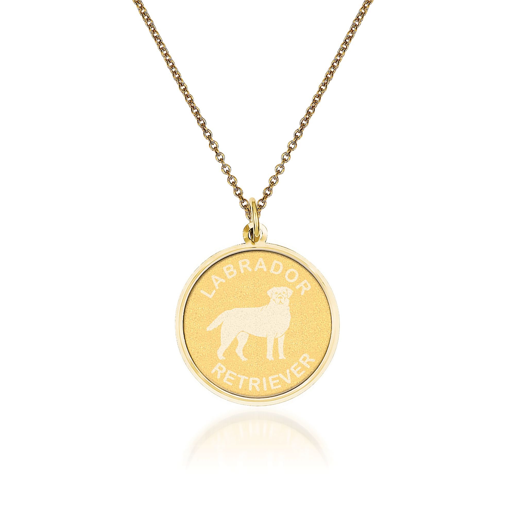 14kt Yellow Gold Labrador Retriever Pendant Necklace | Ross-Simons