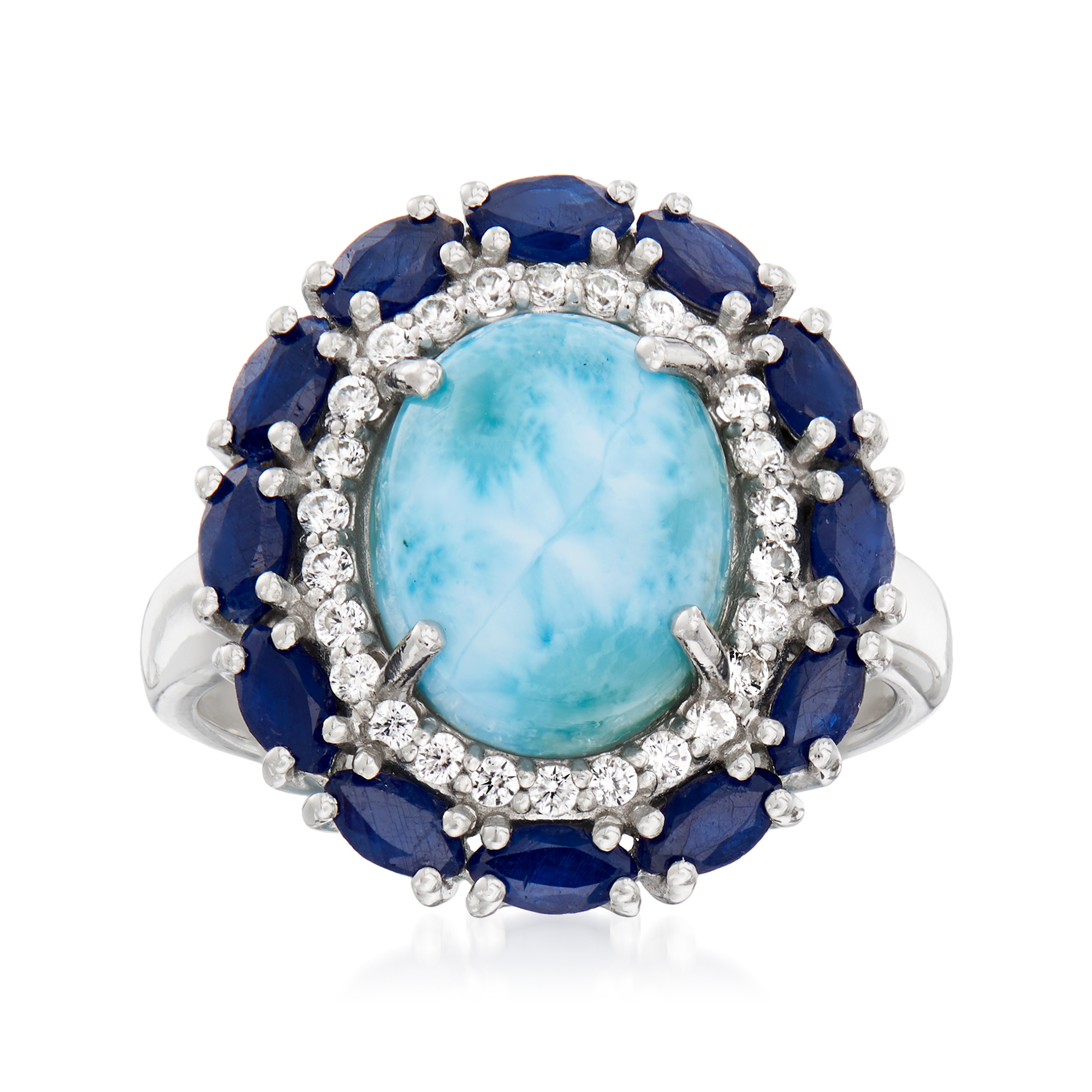 Multi-Gemstone Ring in Sterling Silver | Ross-Simons