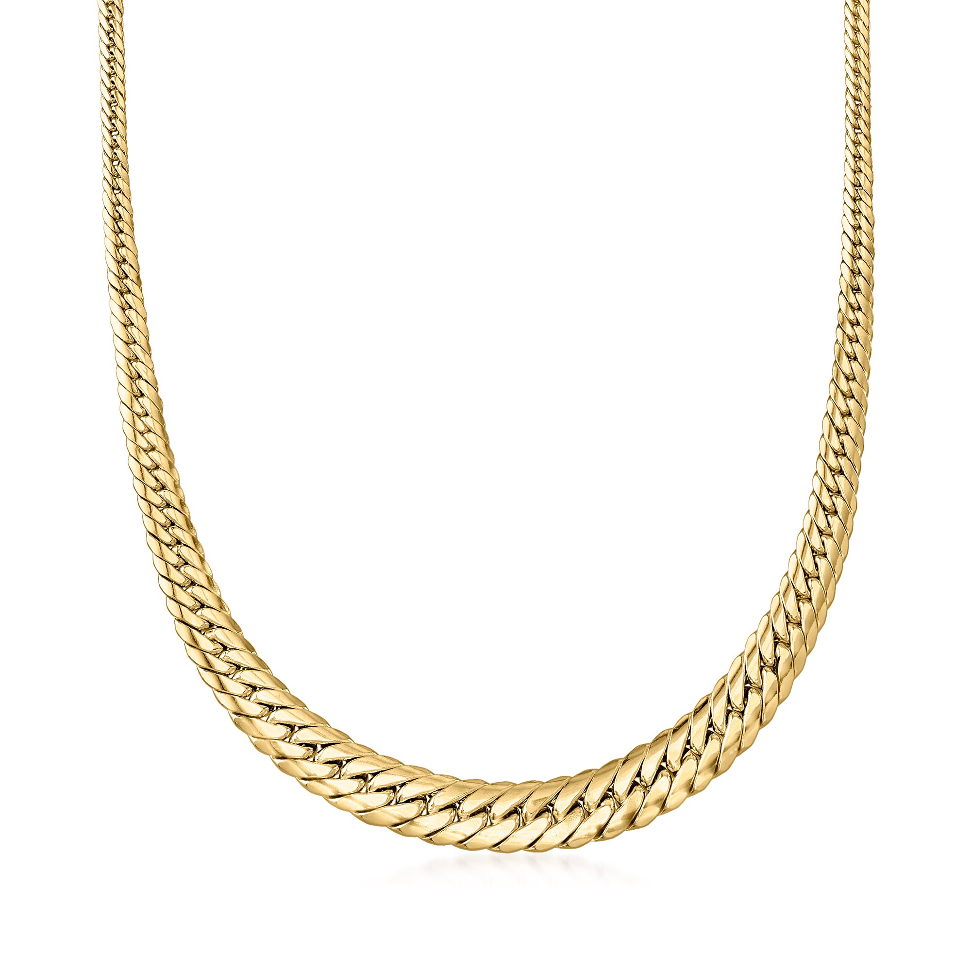 18k italian gold necklace store