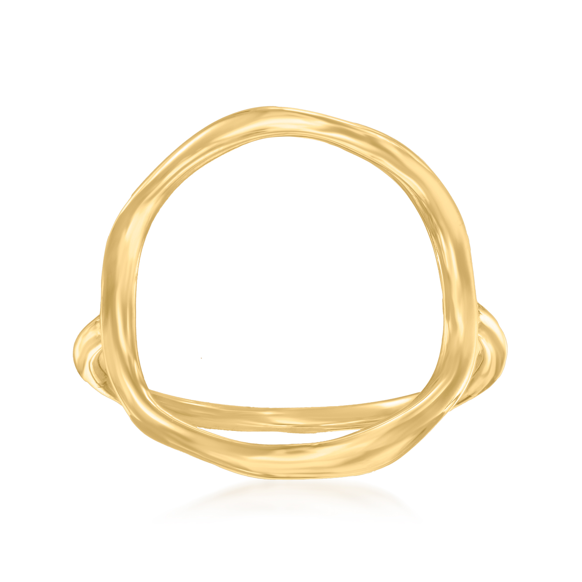 14kt Yellow Gold Open-Circle Ring | Ross-Simons